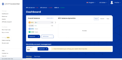 dashboard - cloud-mining-pools.com